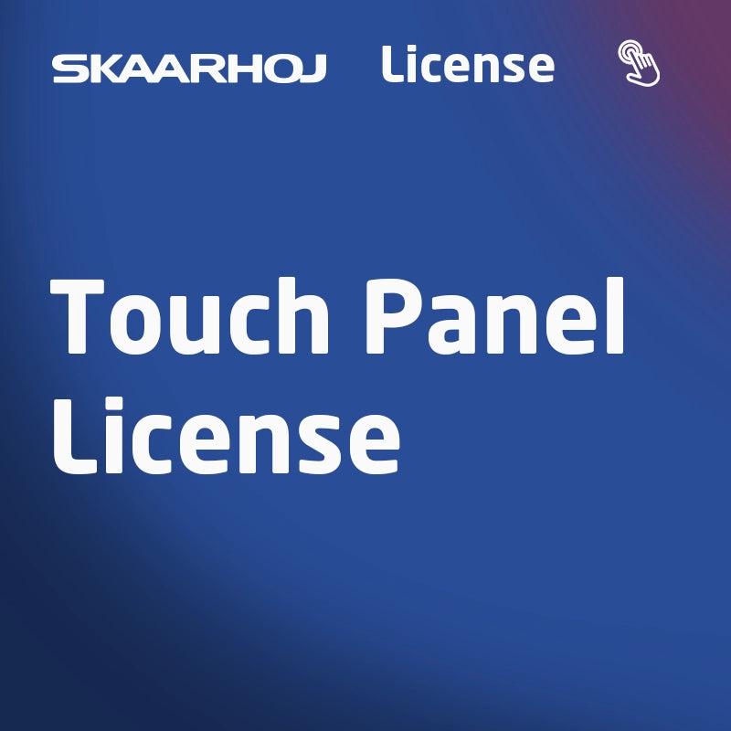 Touch Panel License – SKAARHOJ Inc